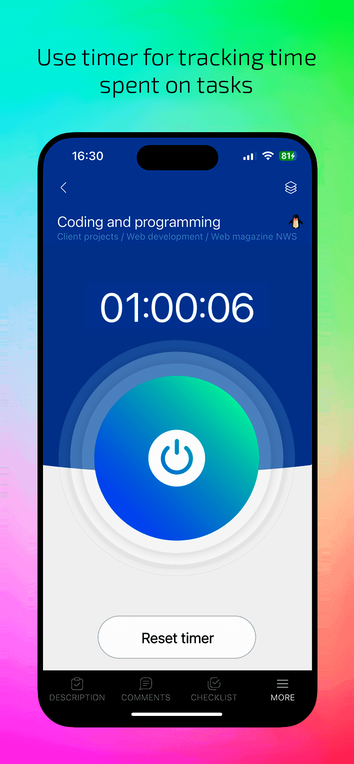 Planfix Mobile app for iOS and Android Devices in 2025